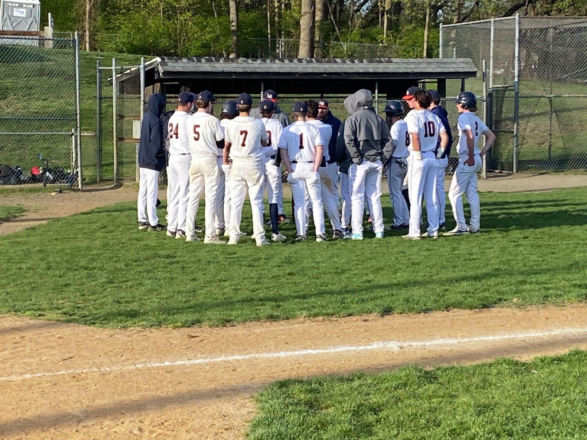 Amity High School baseball defeats Lyman Hall in CIAC action.
