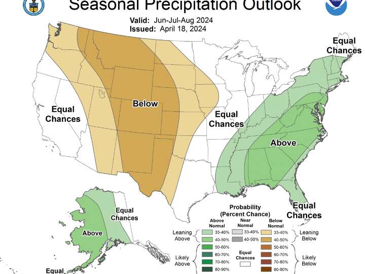 NOAA: Texas summer 2024 weather forecast