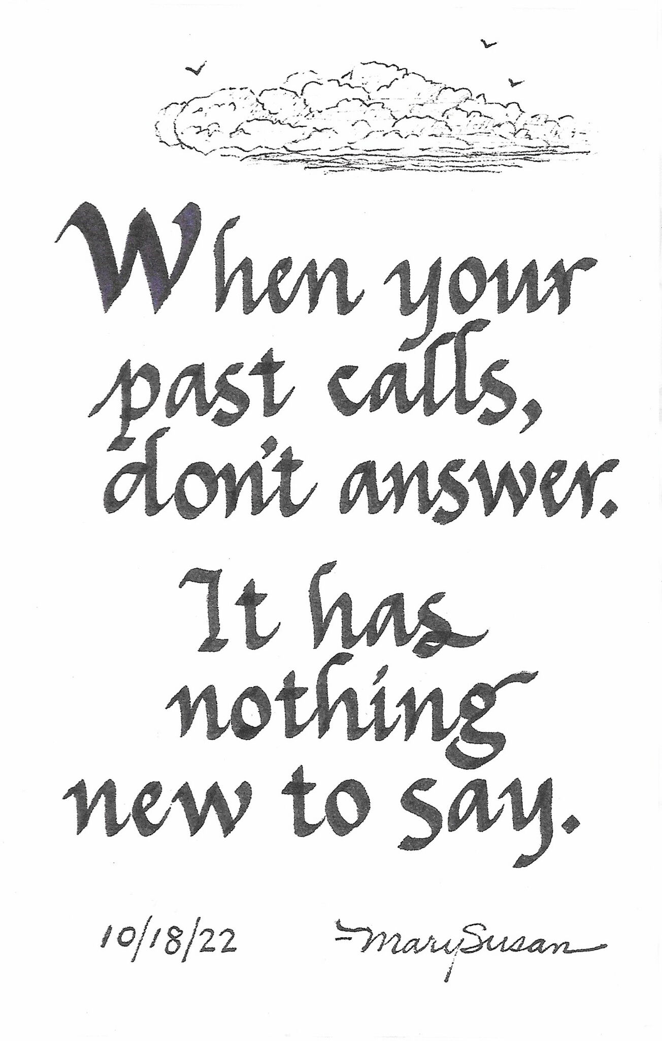 Jacksonville library to display calligraphy by artist MarySusan Farmer