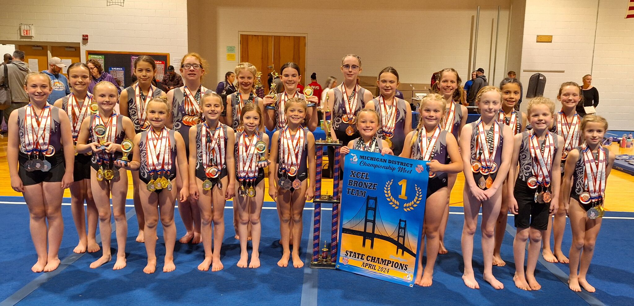 Flipstar Gymnastics win big with 50 state champion titles
