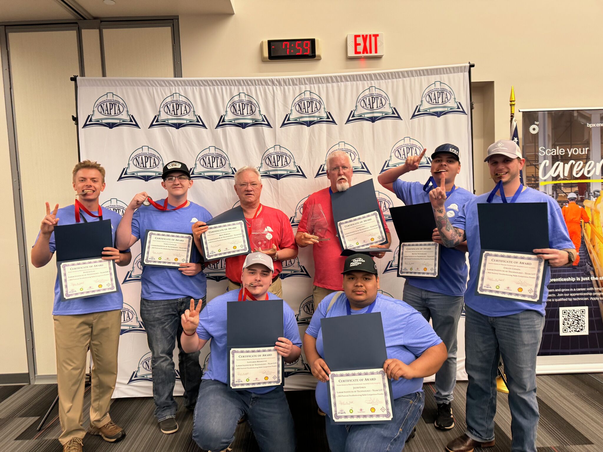 Lamar IT Process Operating students win at national competition