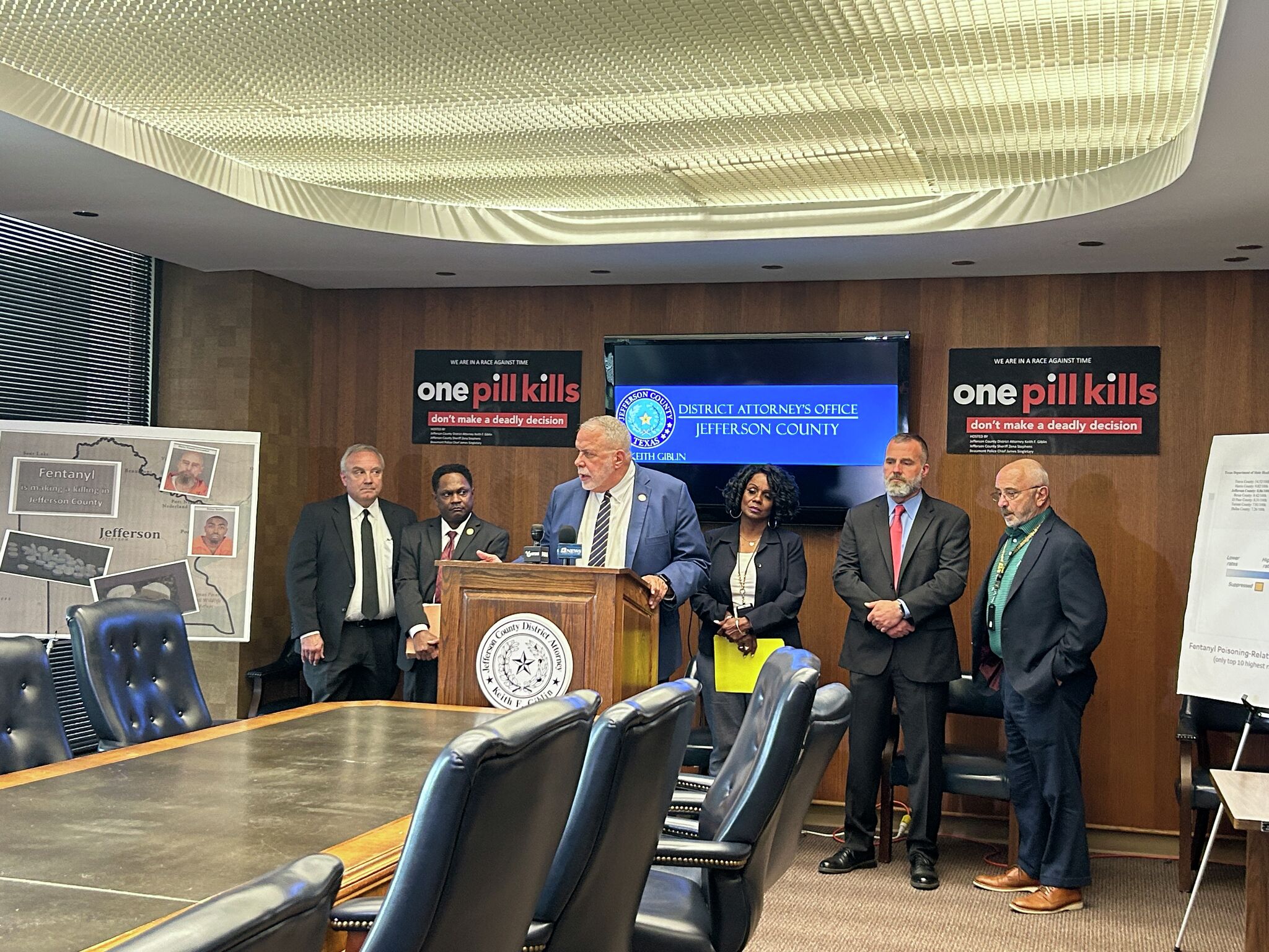District Attorney Keith Gibliln has addressed the fentanyl crisis