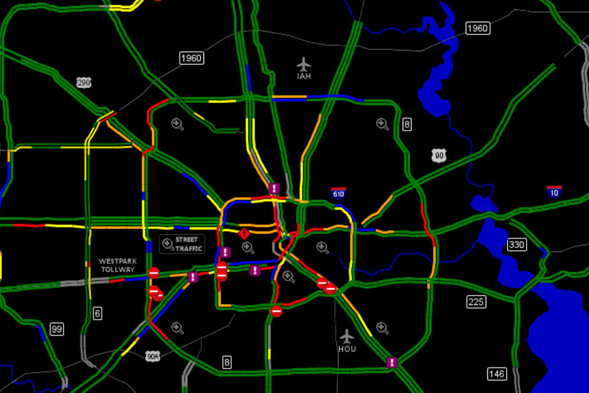 Houston traffic live updates: Real-time traffic updates, road closures