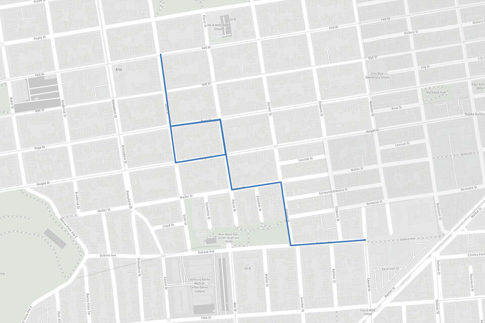 Unsanctioned signs installed along San Francisco's Wiggle bike route