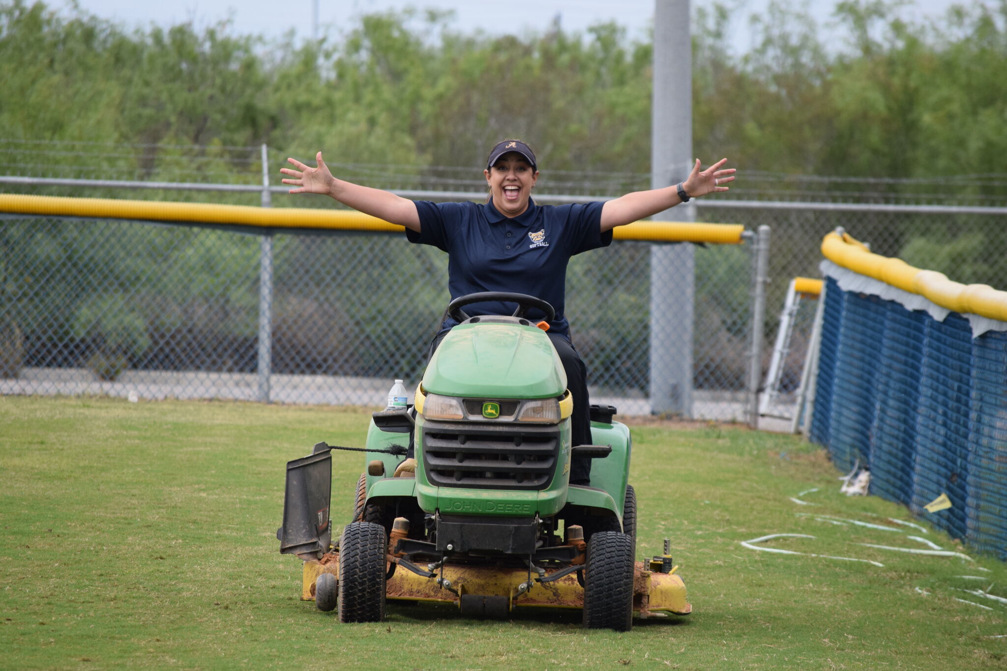 The Alexander softball team is coached by two Colins