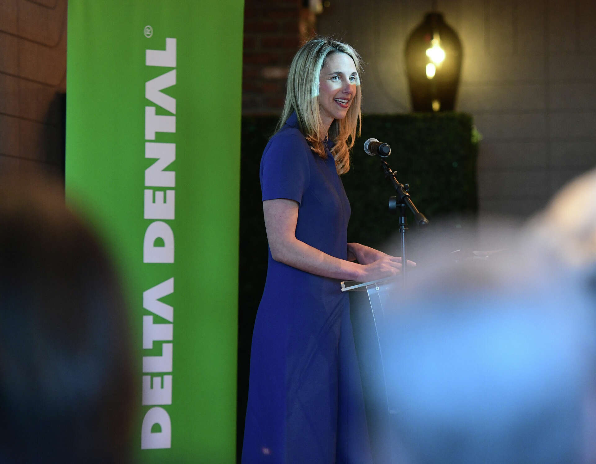 Stamford Mayor Caroline Simmons highlights infrastructure in speech