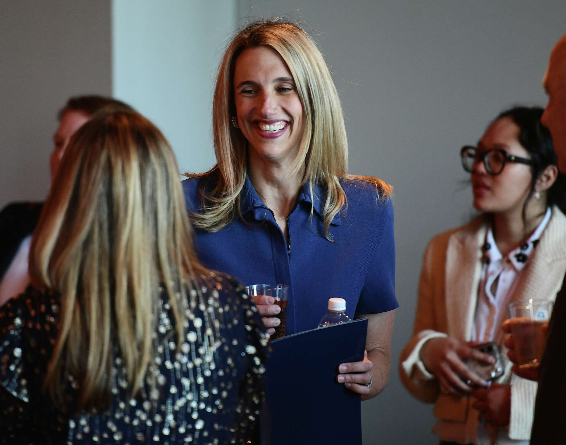 Stamford Mayor Caroline Simmons highlights infrastructure in speech