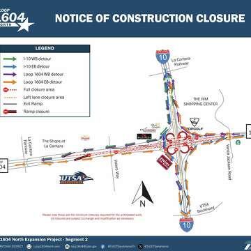 Major Loop 1604 shut downs headed to Texas, TxDOT warns