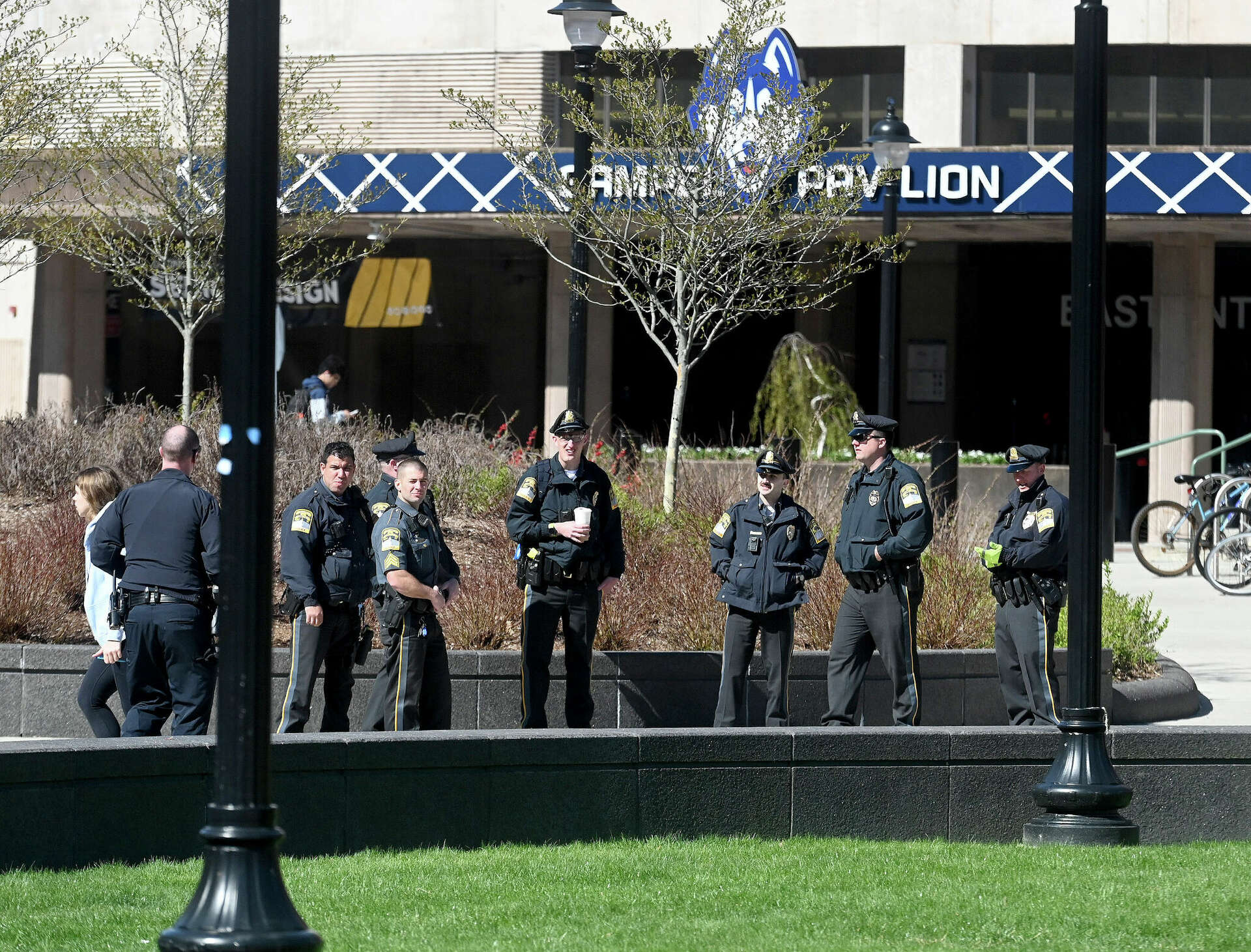 UConn student arrested at pro-Palestinian protest that drew hundreds