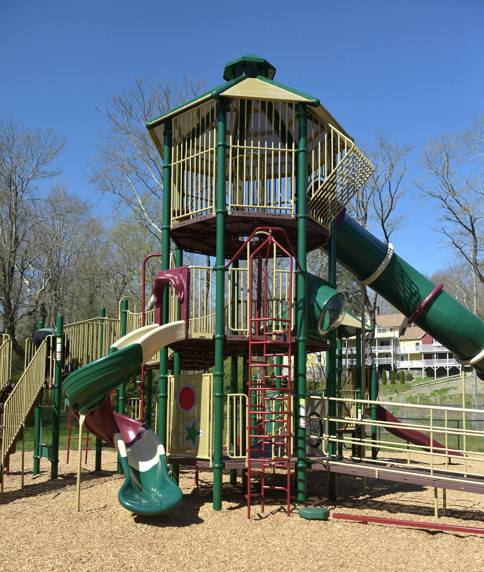 Wilton reopens playground at Merwin Meadows with new equipment