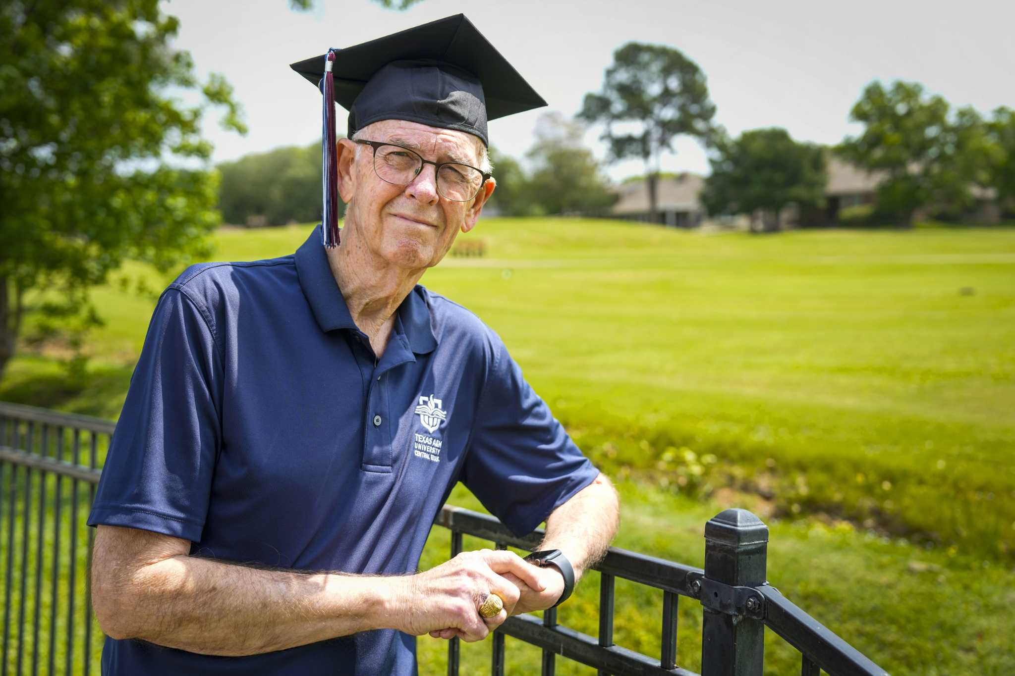 Houston TX man graduates TEXAS A&M 50 years after starting