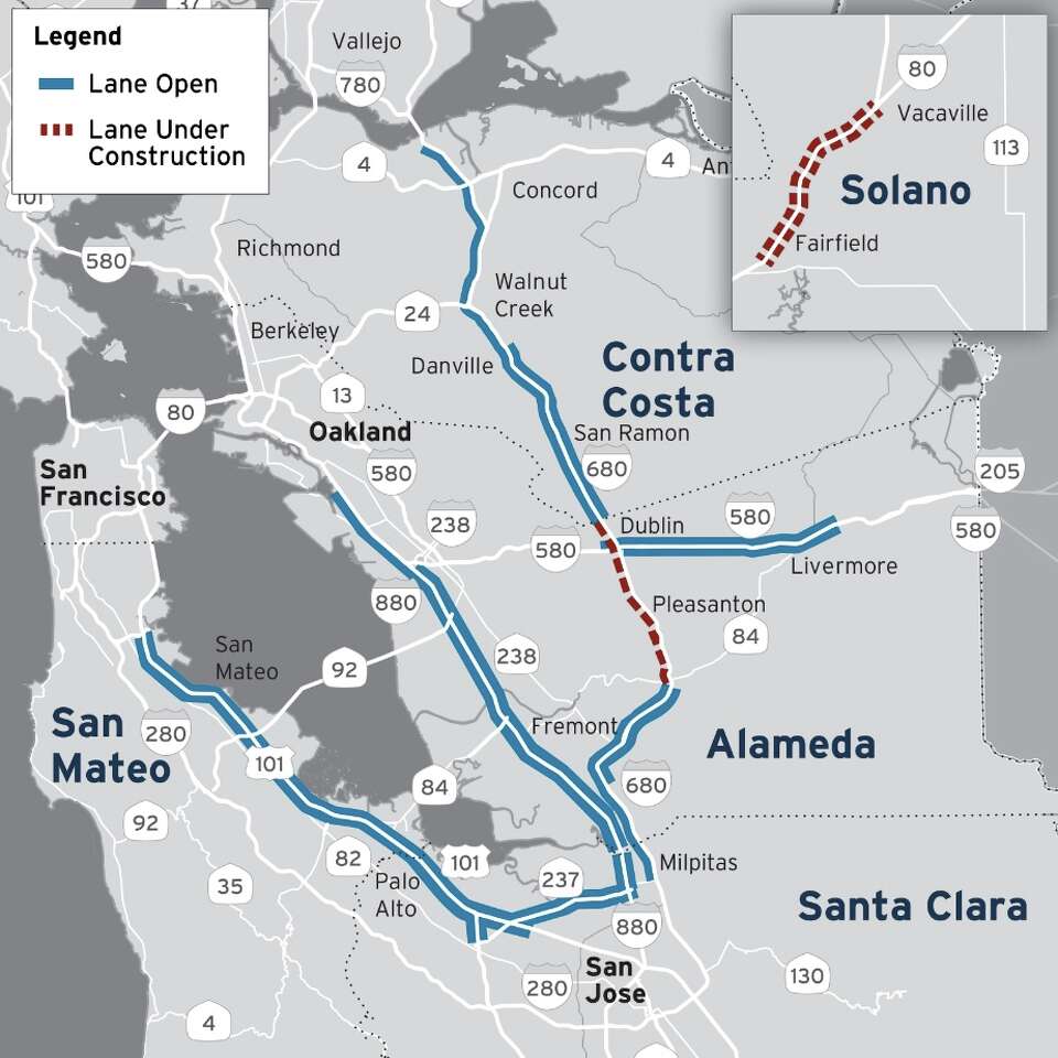 Express lanes are expanding in the Bay Area. Here’s how they work
