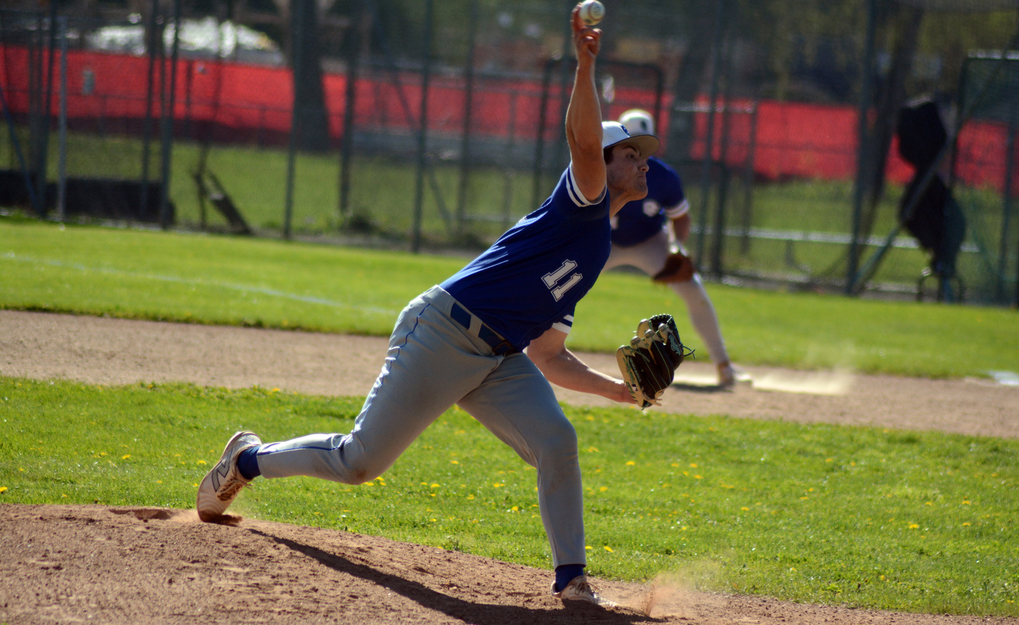 UConn signee Connor Lane pitches Old Saybrook baseball past NB