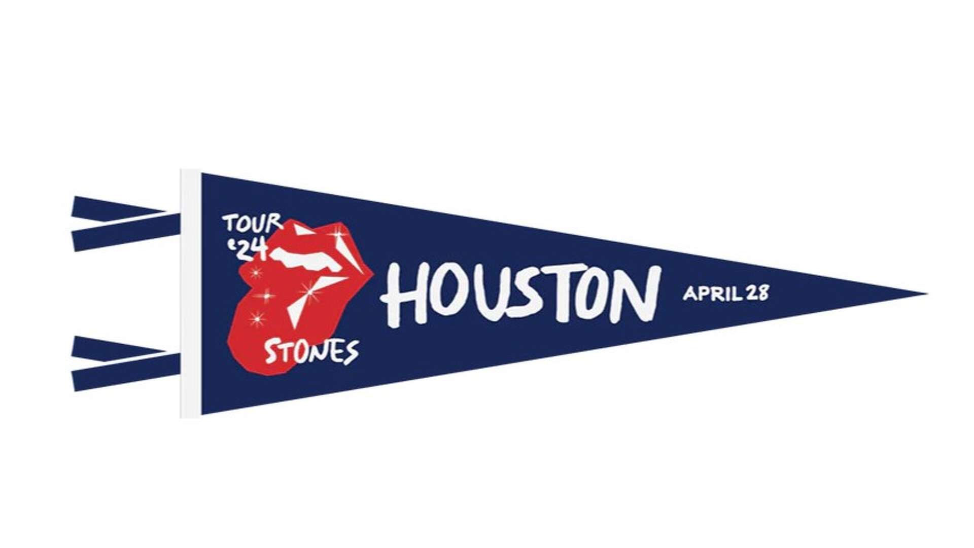 Rolling Stones Hackney Diamonds Tour merch on sale in Houston