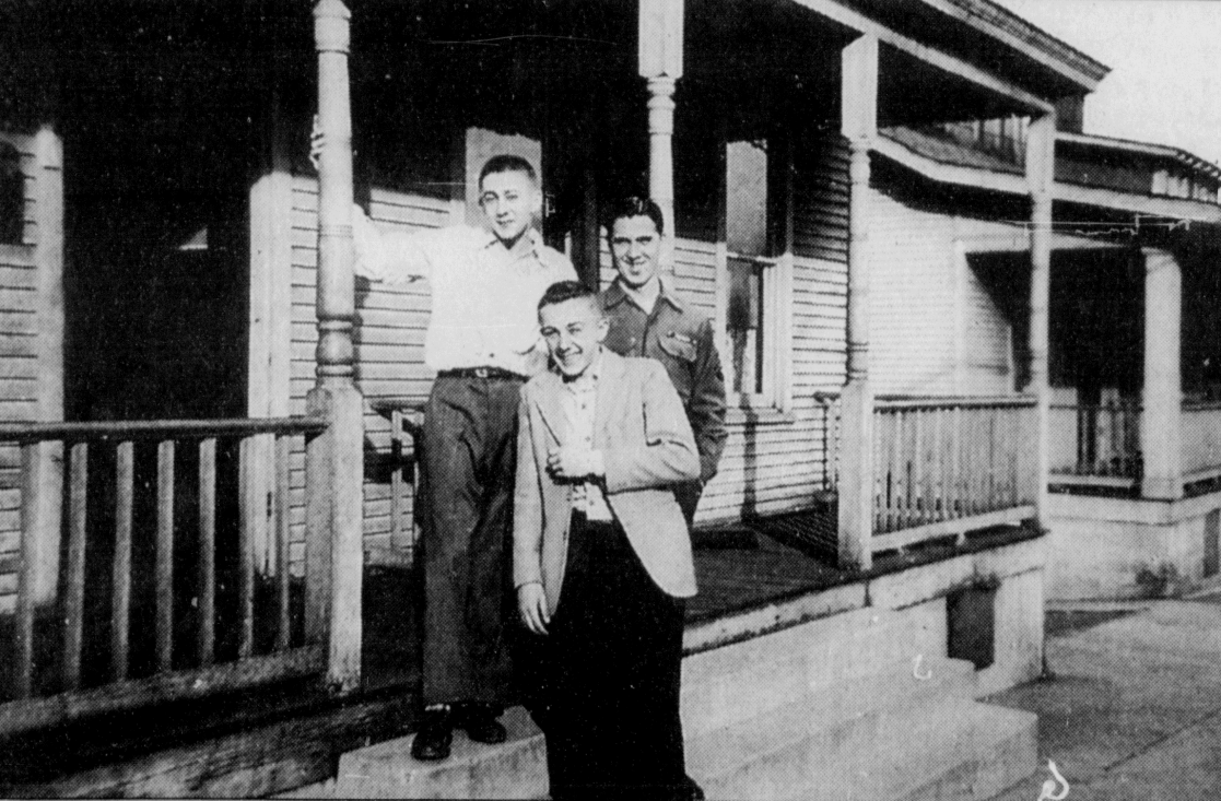 Jay front, was 14 at the time. Ron was leaving for the army