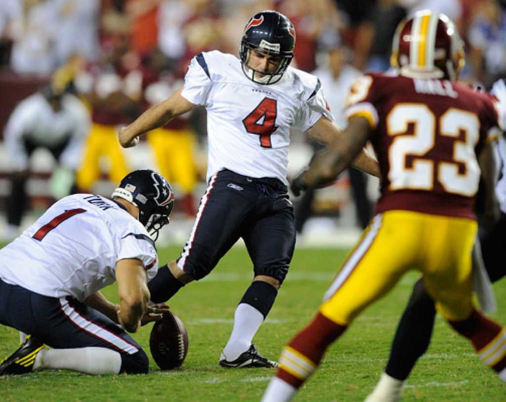 Rackers hits FG in overtime as Texans beat Redskins