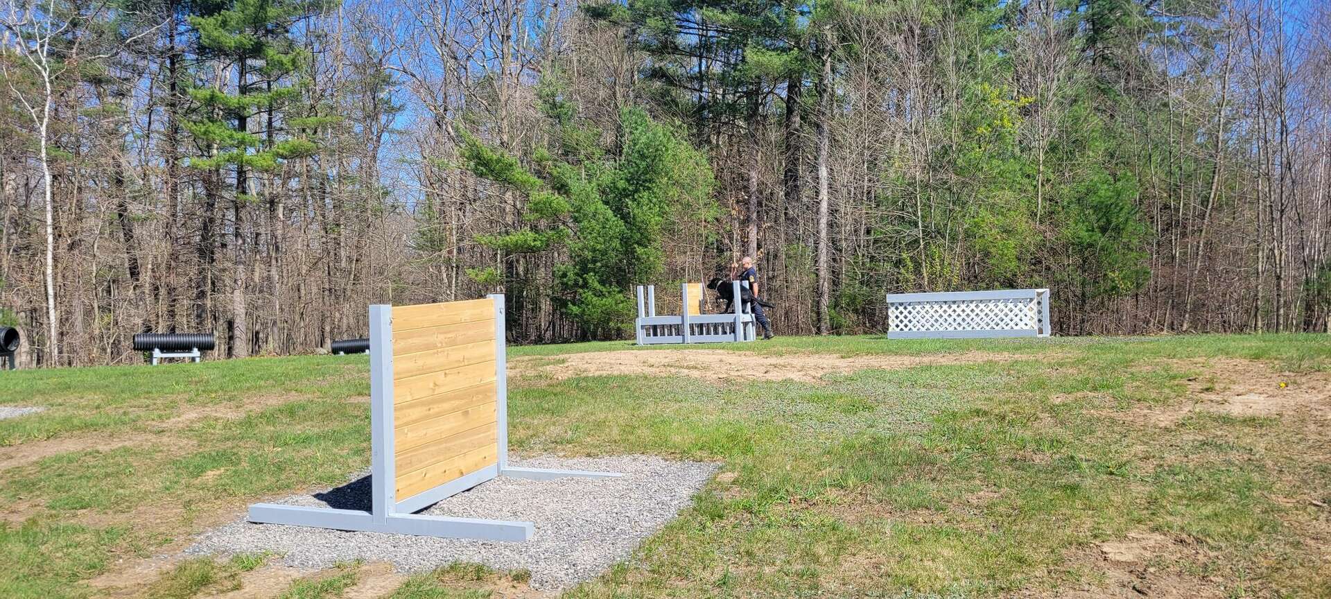 Tolland Eagle Scout project creates new K-9 obstacle course at Troop C