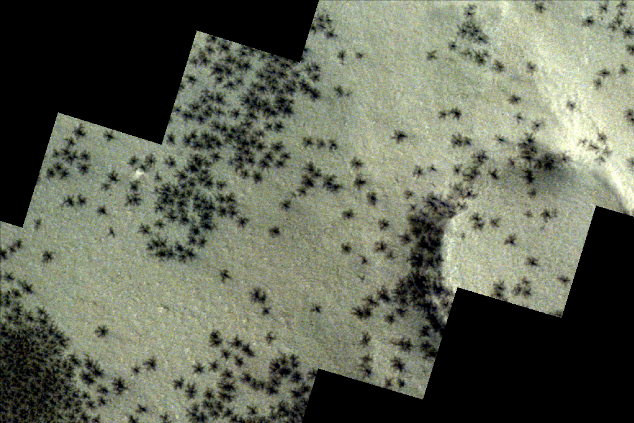 The truth about 'spiders' seen on the surface of Mars
