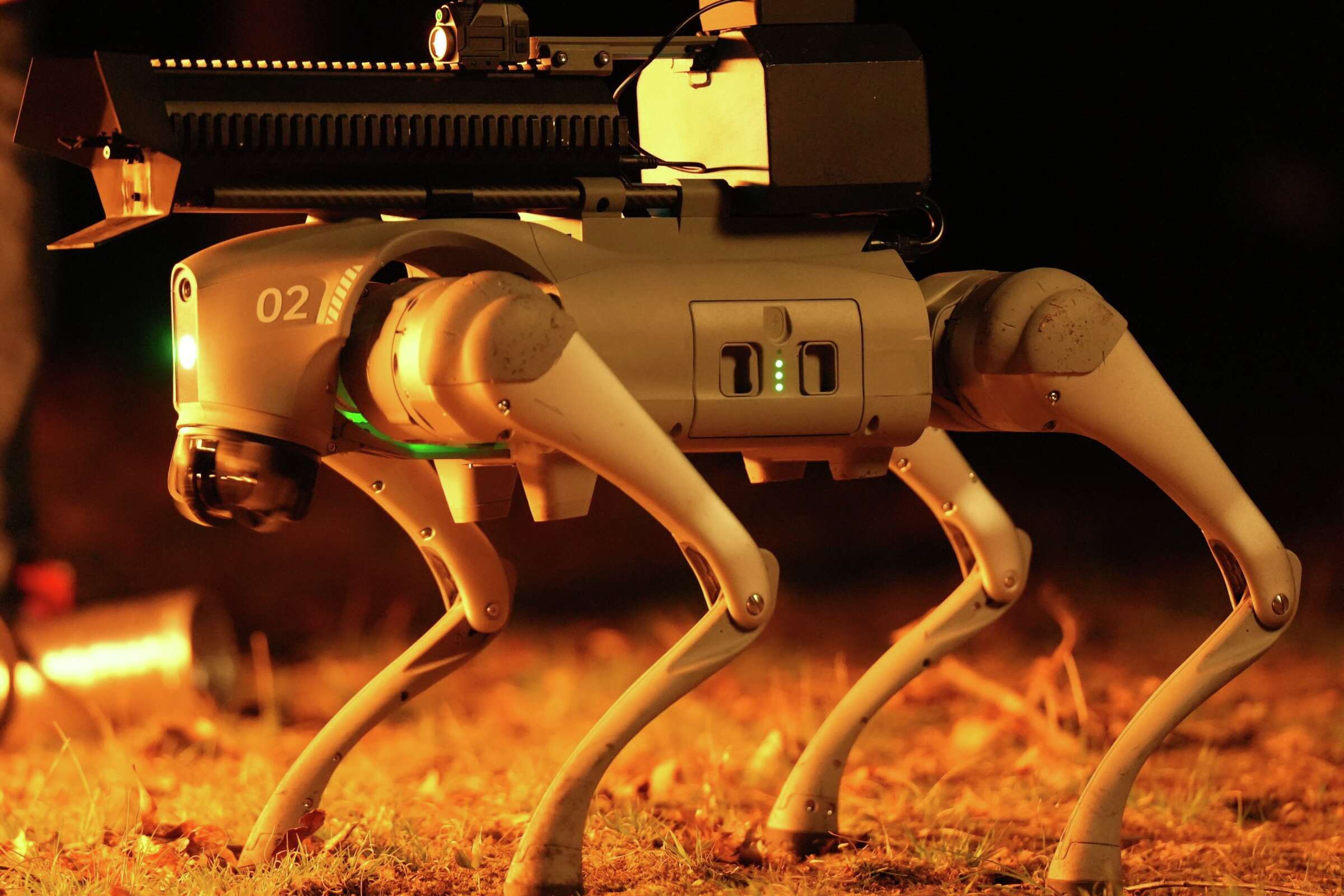 Midwestern company selling world's first flame-throwing robot dog