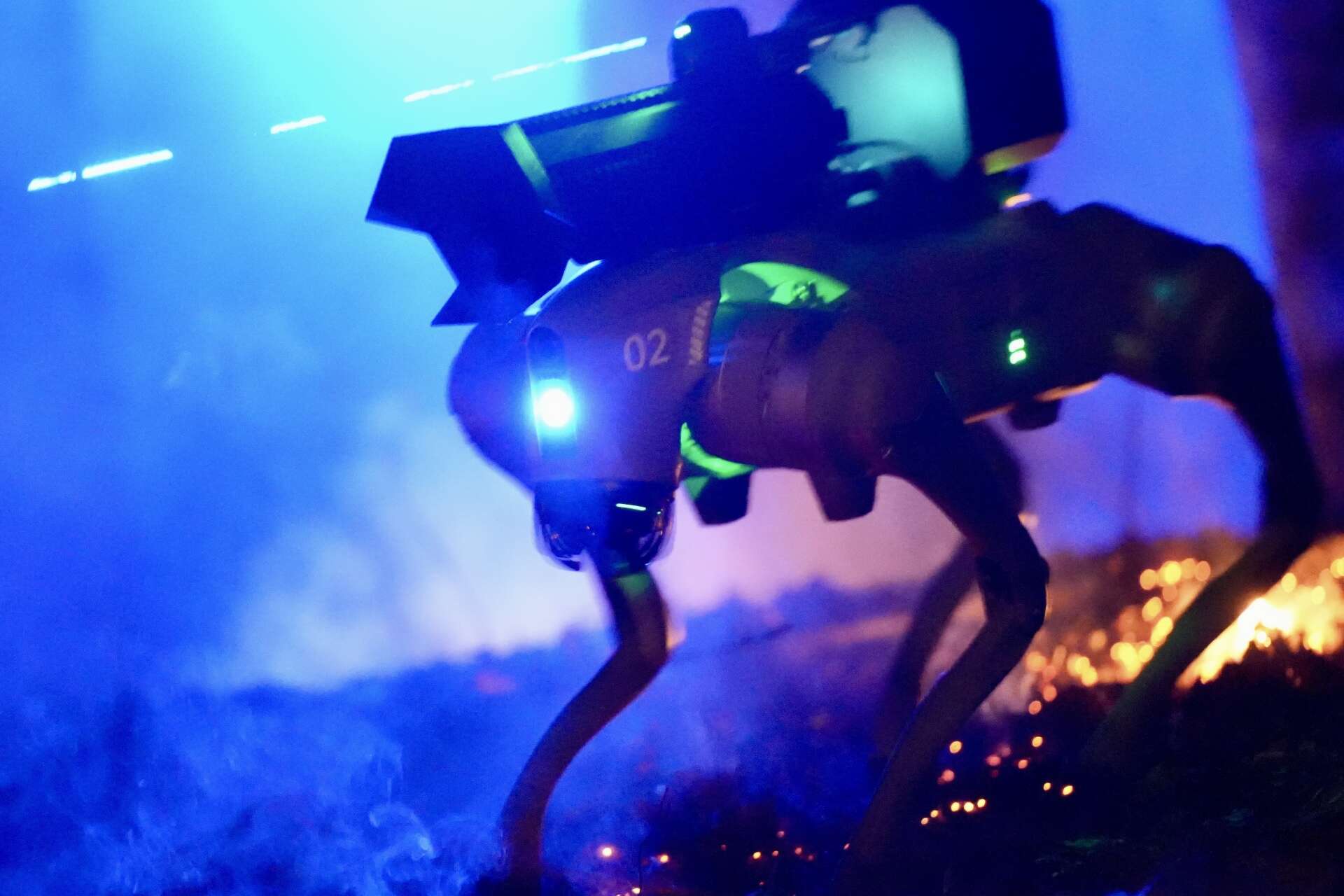 Midwestern company selling world's first flame-throwing robot dog