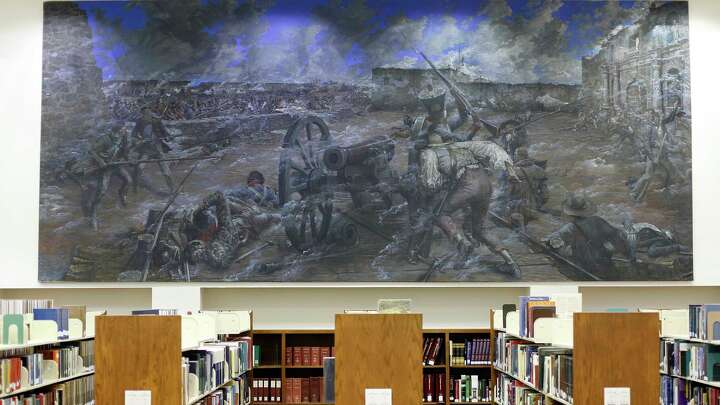 Gigantic Alamo painting headed to a Georgia museum