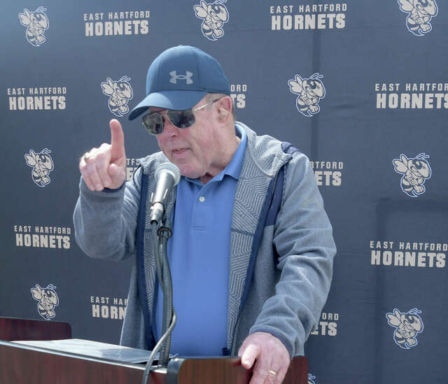 East Hartford track dedicated to former coach William 'Bill' Baron