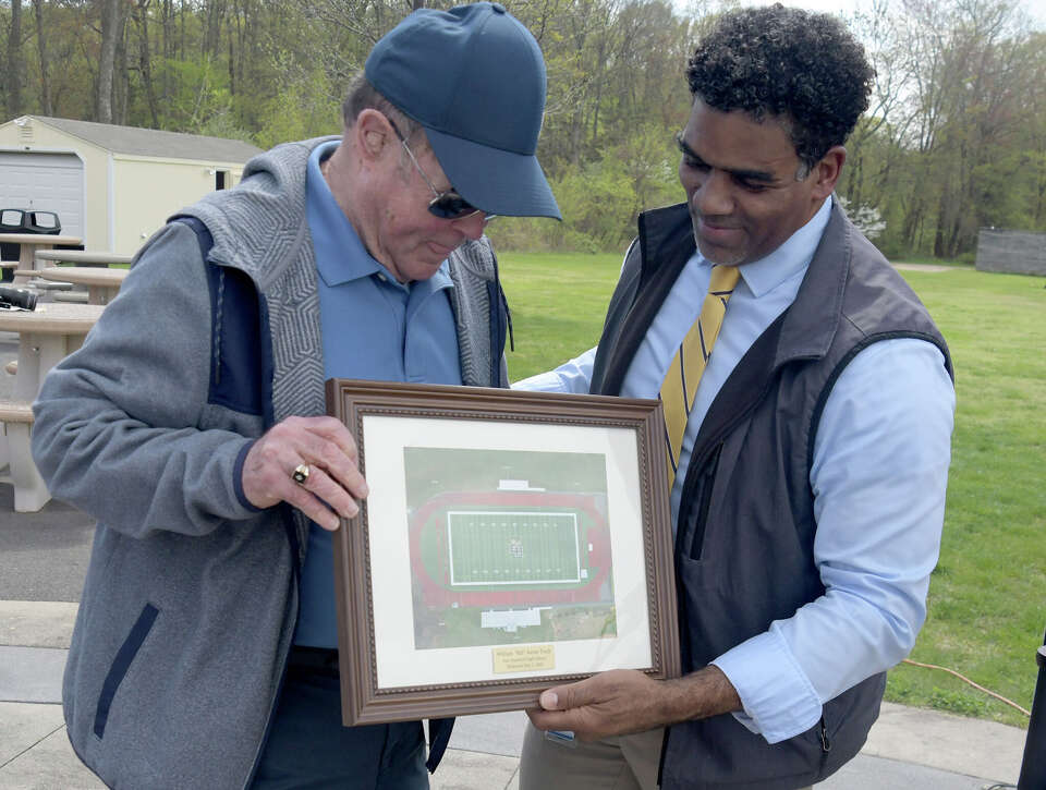 East Hartford track dedicated to former coach William 'Bill' Baron