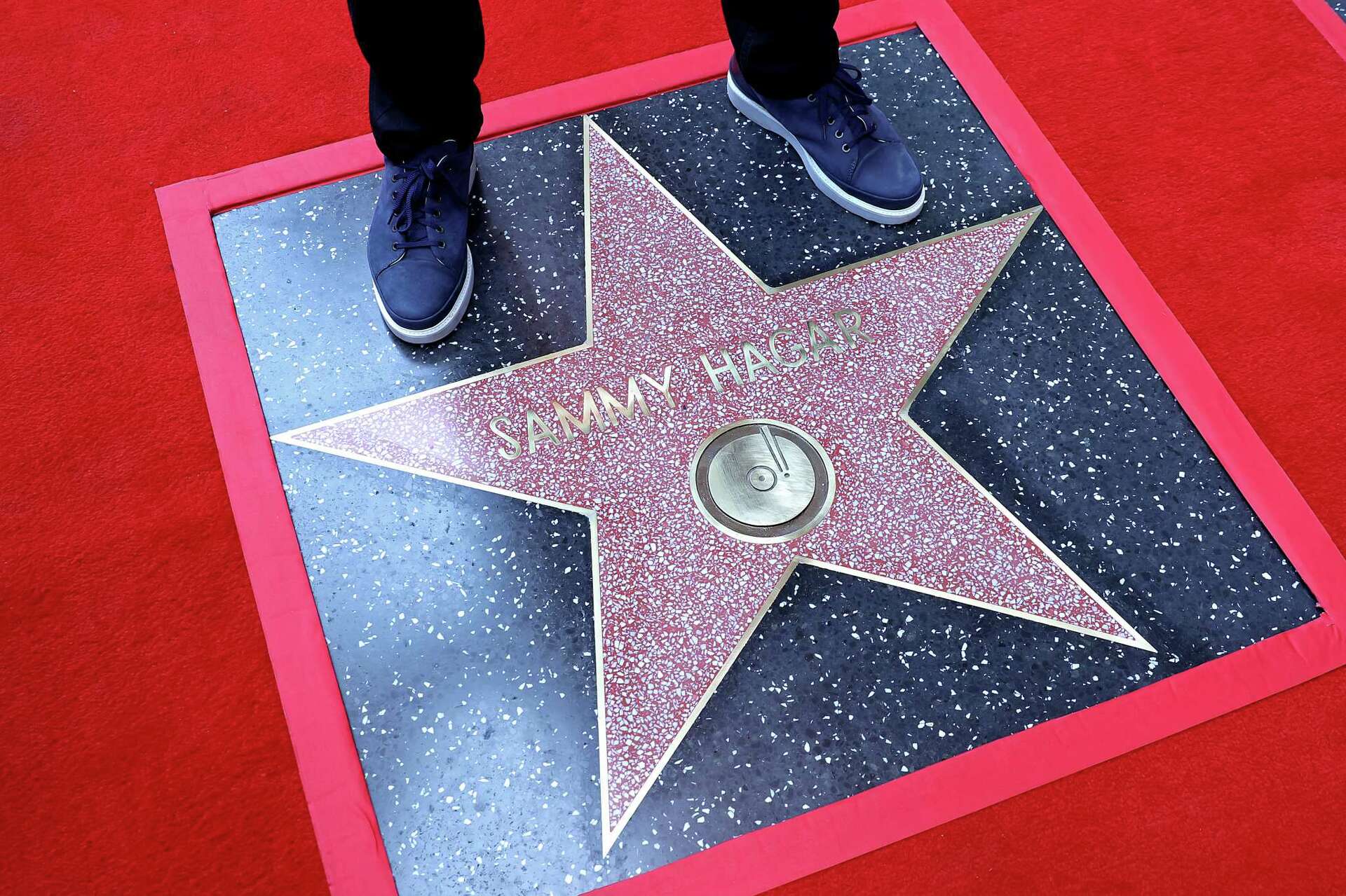 Sammy Hagar got emotional at his Hollywood Walk of Fame ceremony