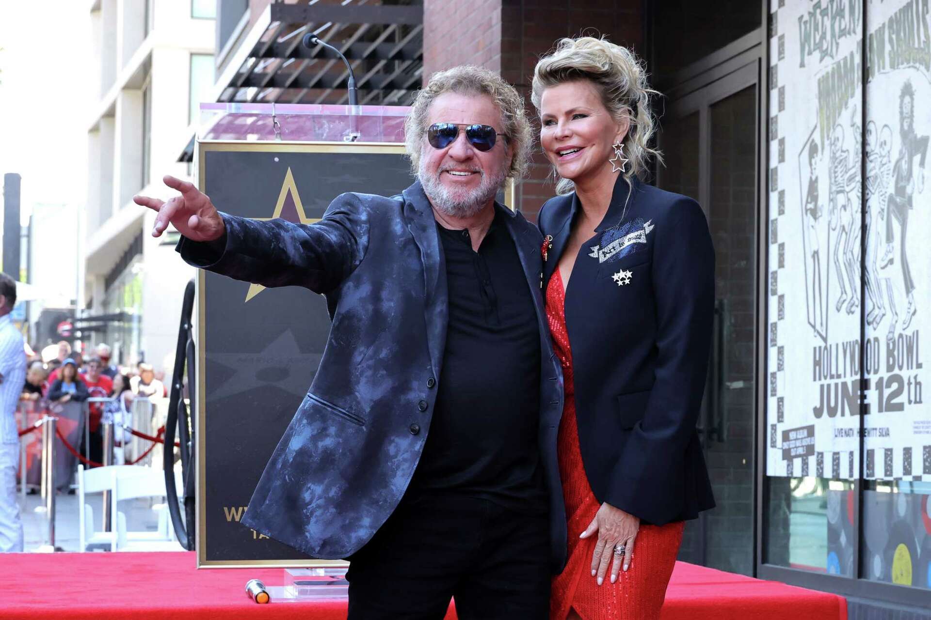 Sammy Hagar got emotional at his Hollywood Walk of Fame ceremony