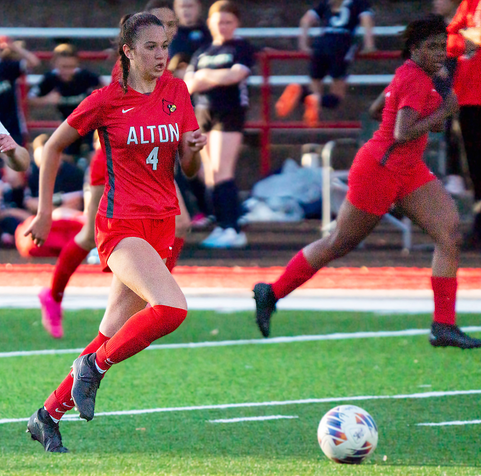 Freshman Izzy Brunaugh scores in OT to lift Alton past Colllinsville