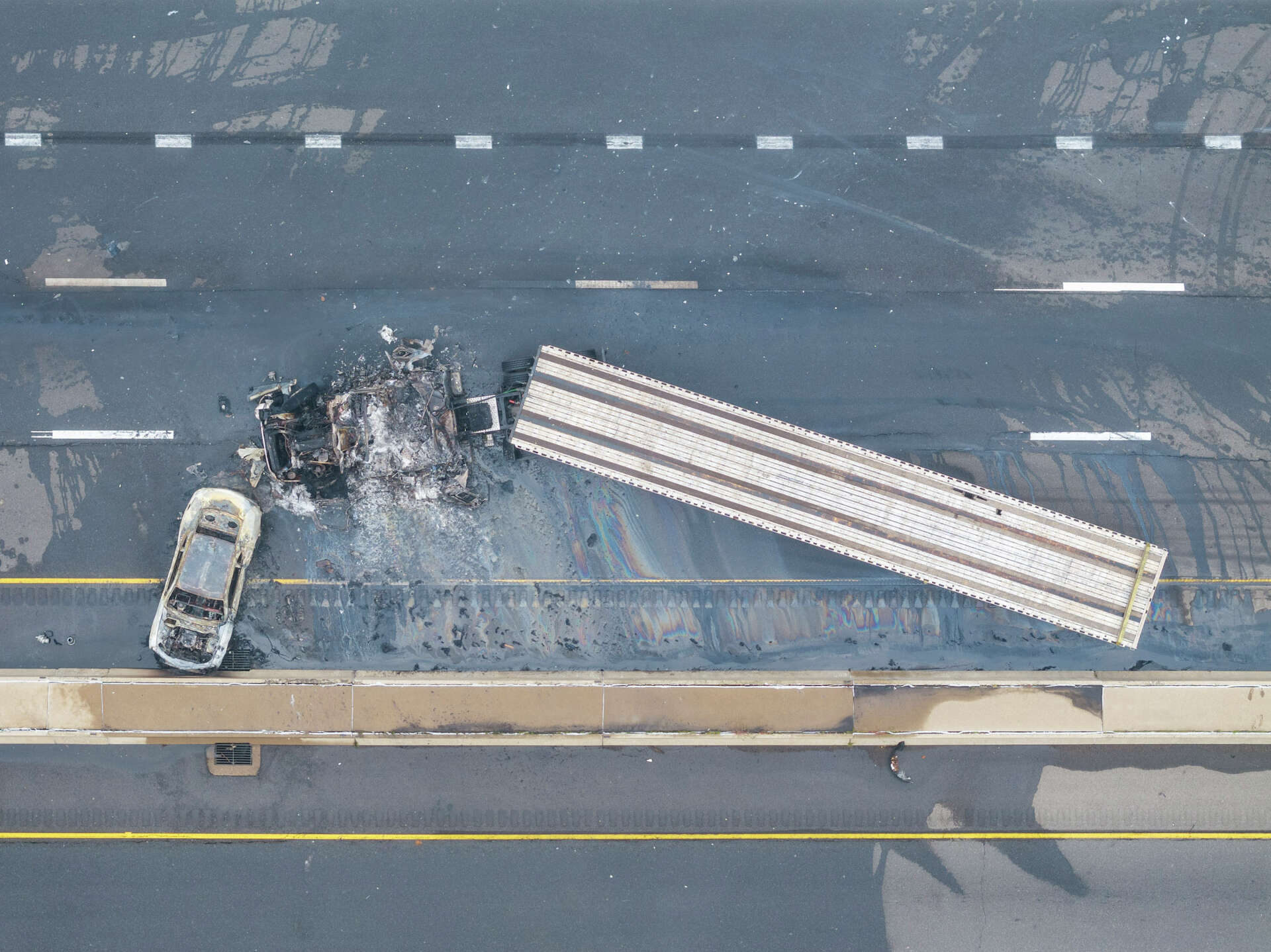 I-95 bridge in Norwalk to be removed after tanker fire: Live updates