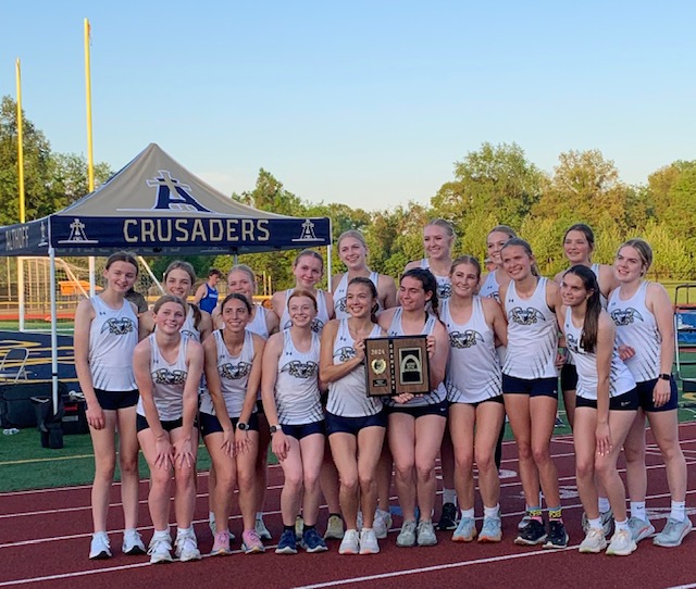Father McGivney girls track and field reclaims GMC championship