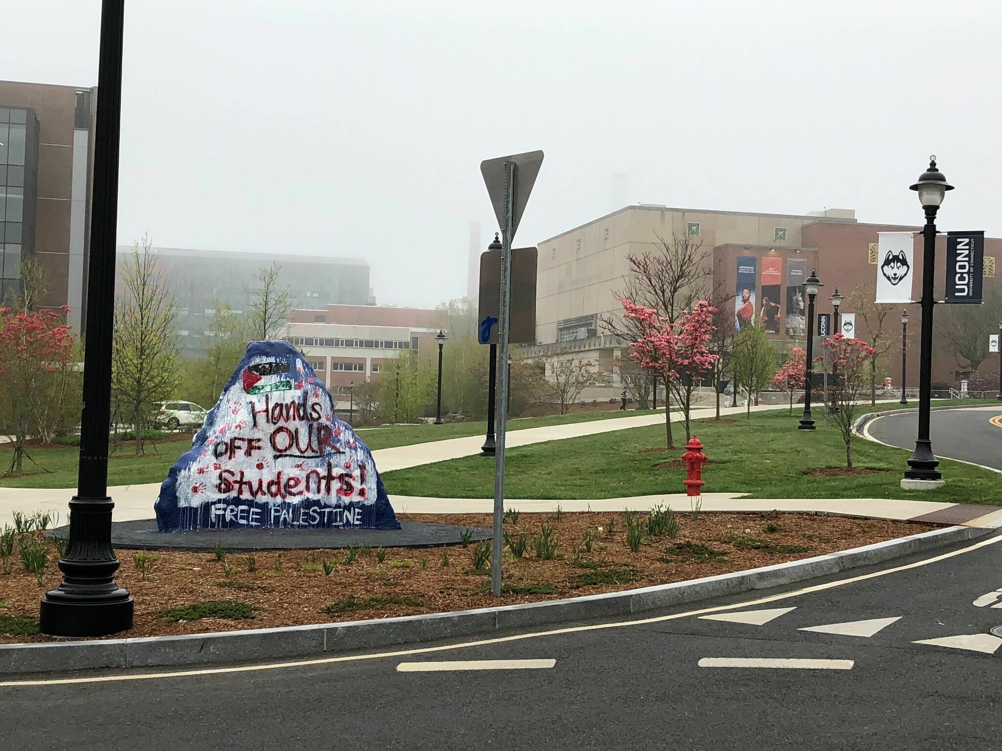Pro-Palestinian protests resume at UConn as fall semester begins