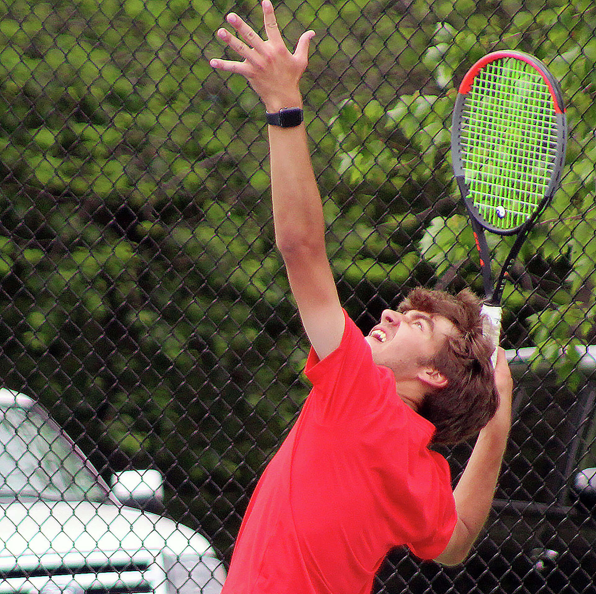 Alton beats Marquette for city boys tennis crown at Gordon Moore Park