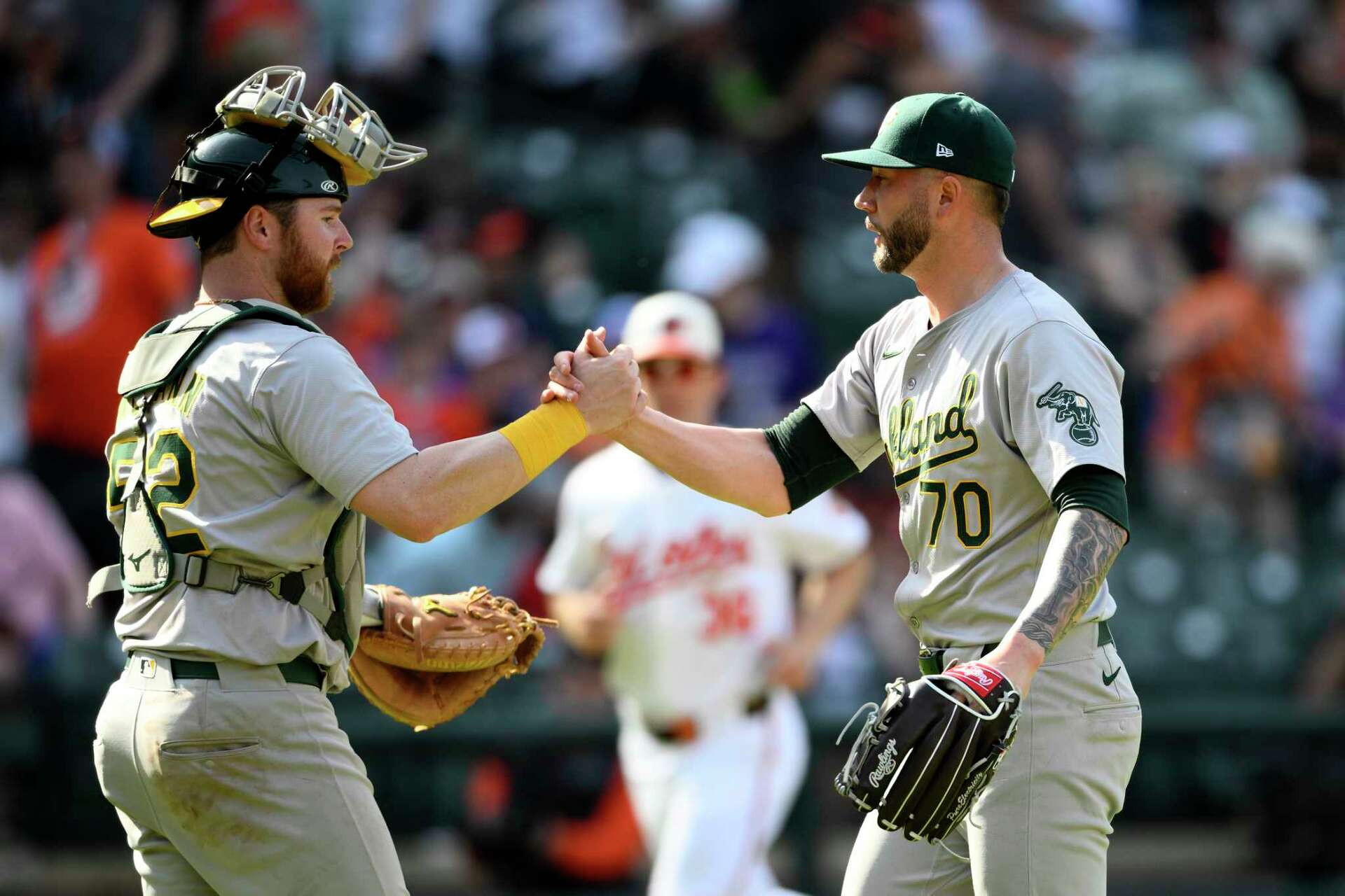 A's stellar setup man Lucas Erceg enjoying a sensational second act