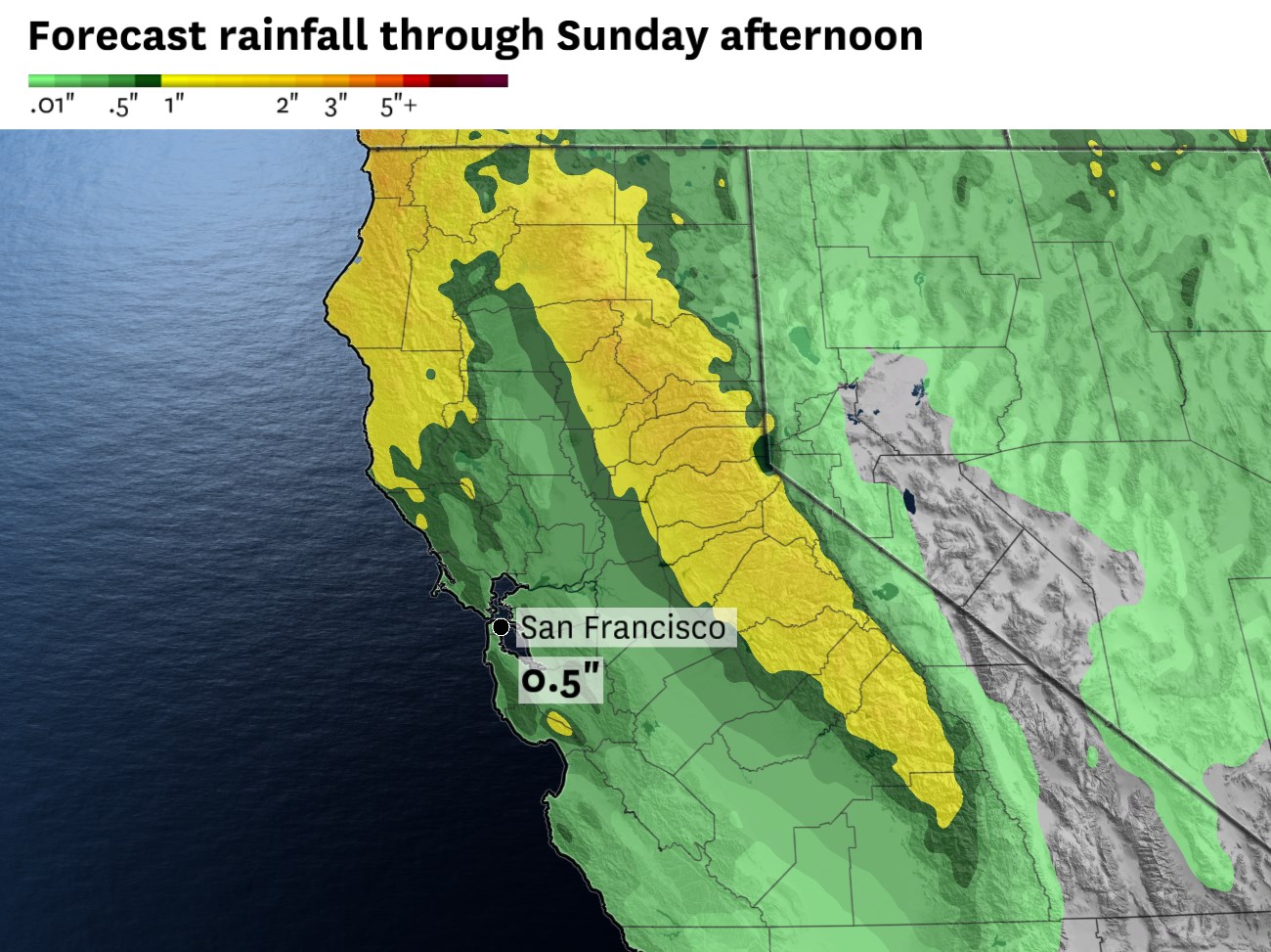 California spring storm to bring more rain than first forecasted
