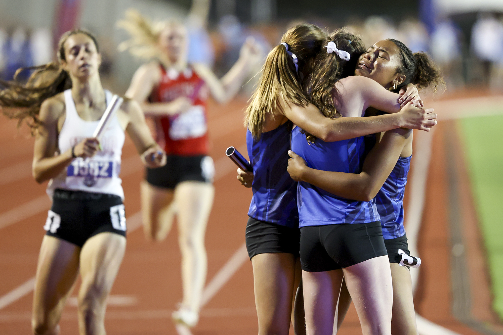 Randolph girls win third straight UIL 3A state track title