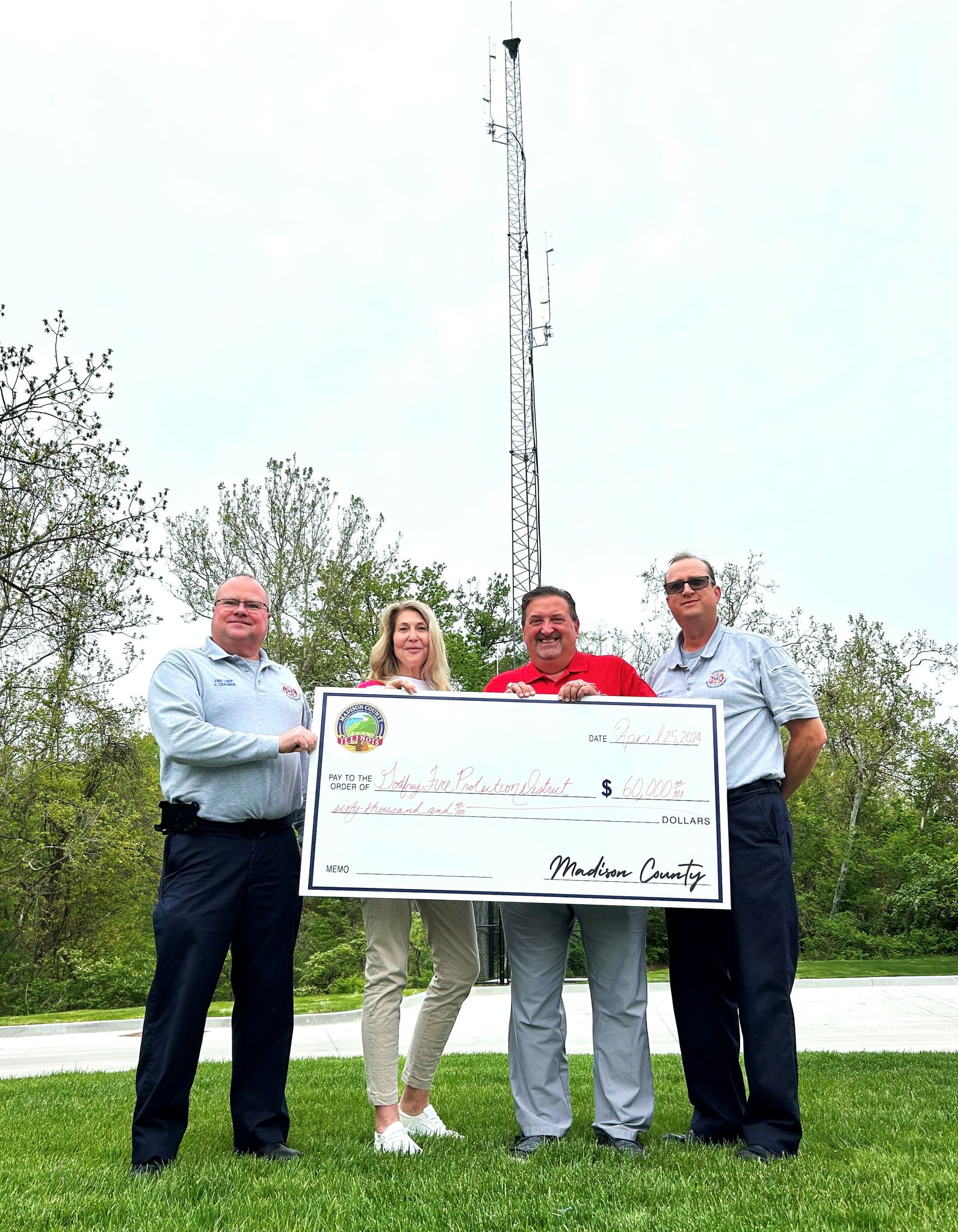 Madison County helps Godfrey Fire District buy new radio tower