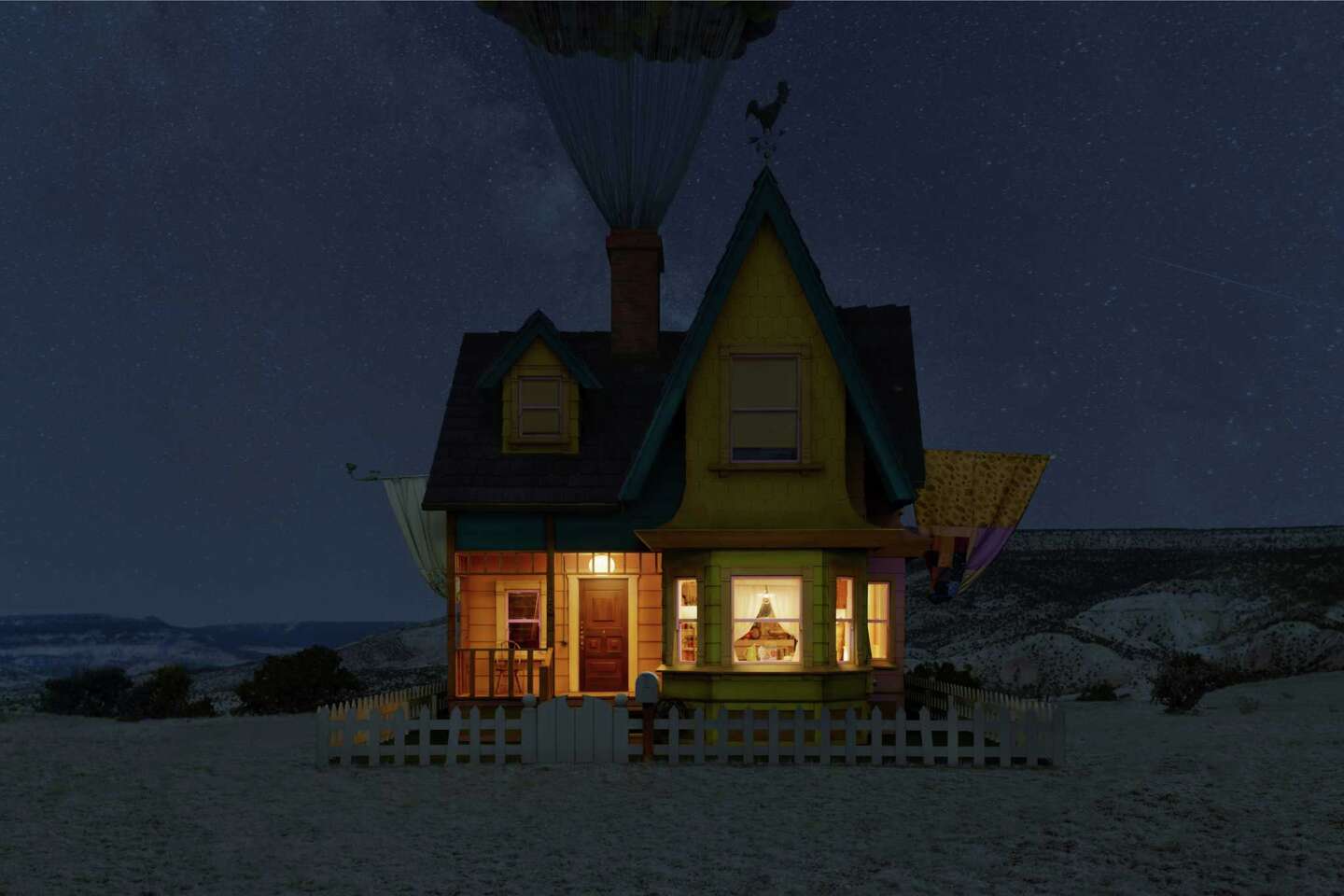 Airbnb lists Pixar’s ‘Up’ house, complete with 8,000 balloons