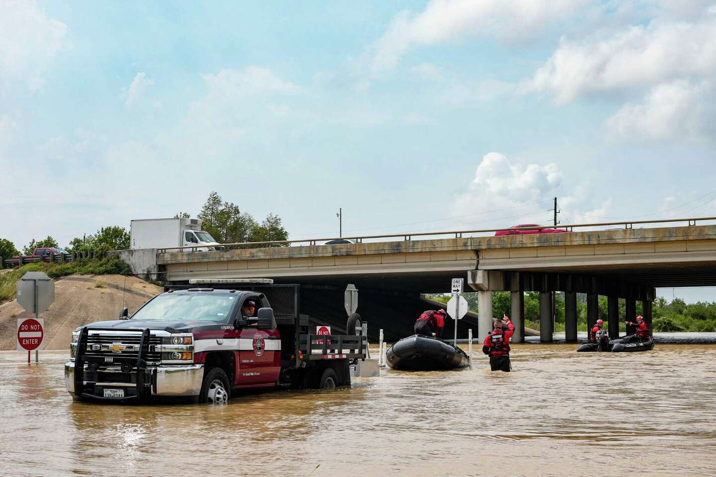 Houston flood updates: More than 600 rescued following storms