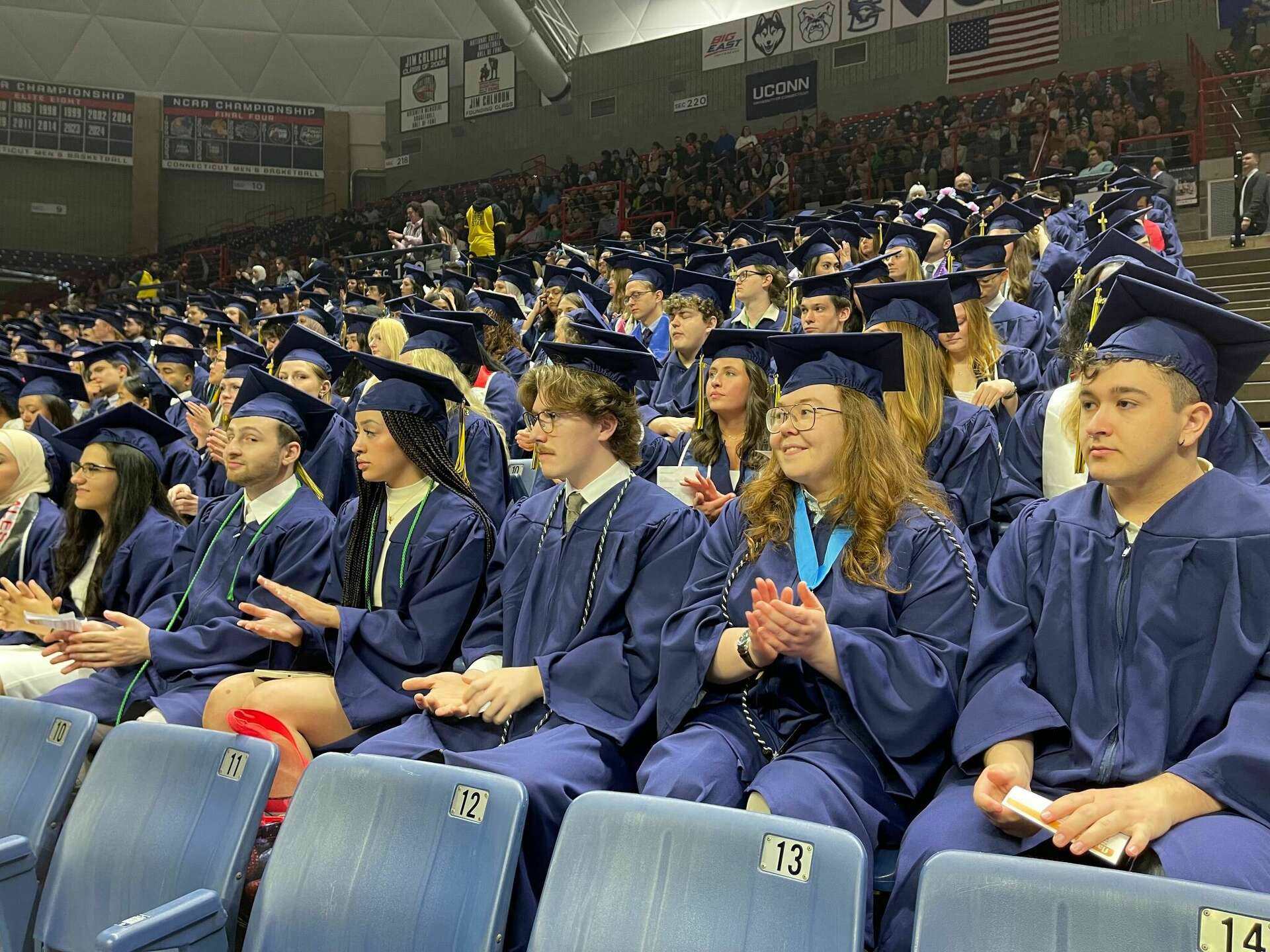 Maya Moore-Irons advises UConn graduates to always be team players