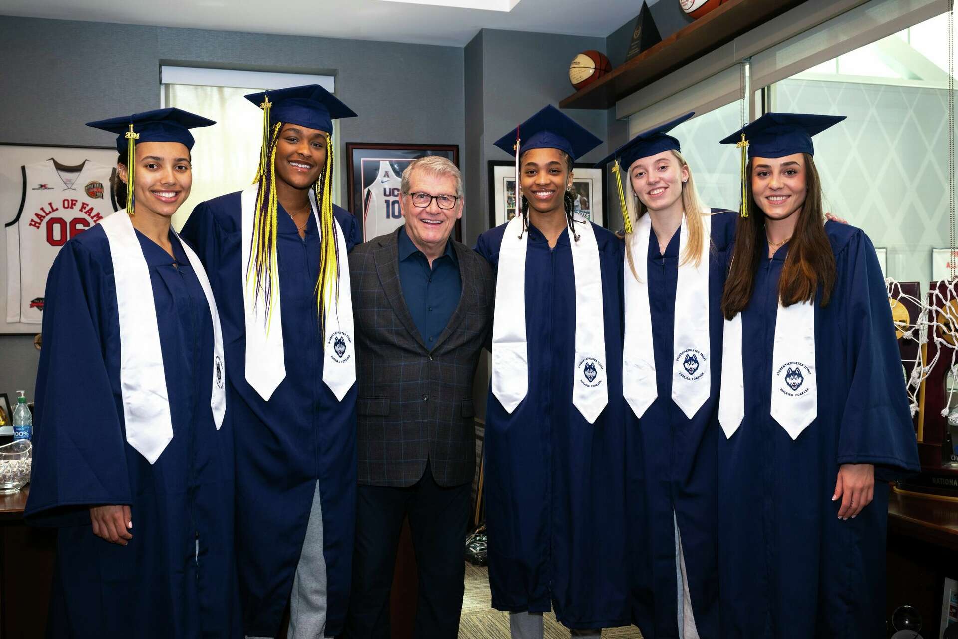 UConn women's basketball star Paige Bueckers part of graduation