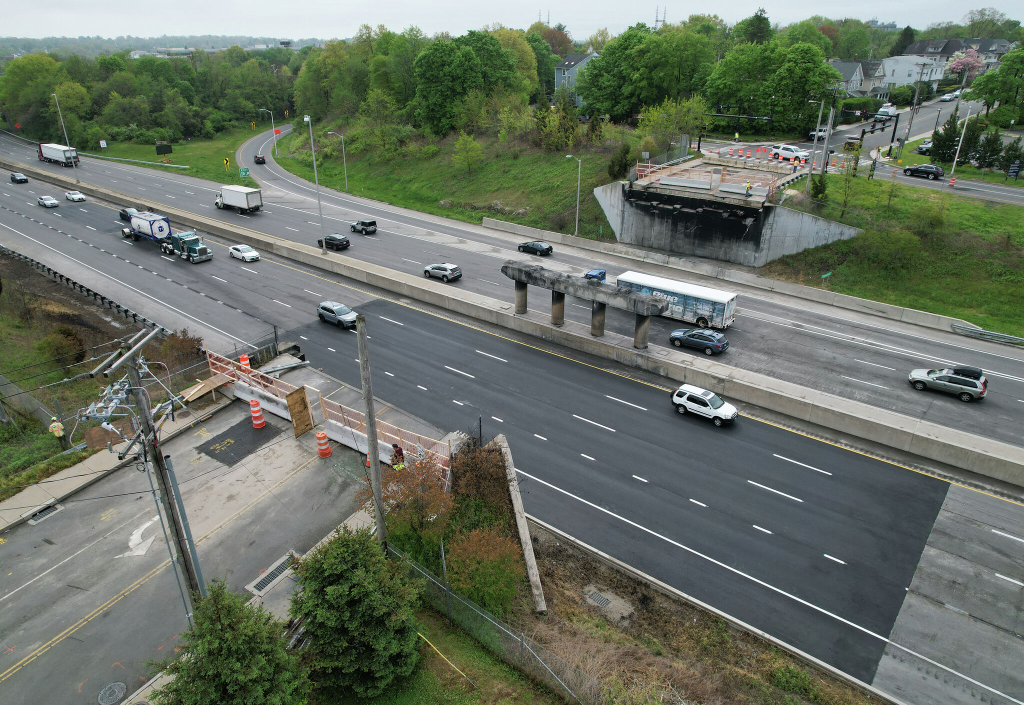 I-95 shoulders in Norwalk close for work on Fairfield Avenue bridge