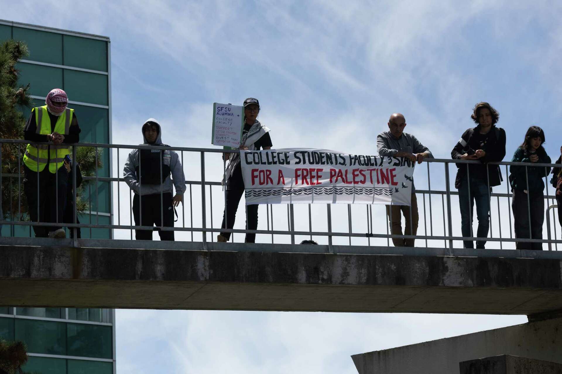 S.F. State president meets with Gaza student activists over demands