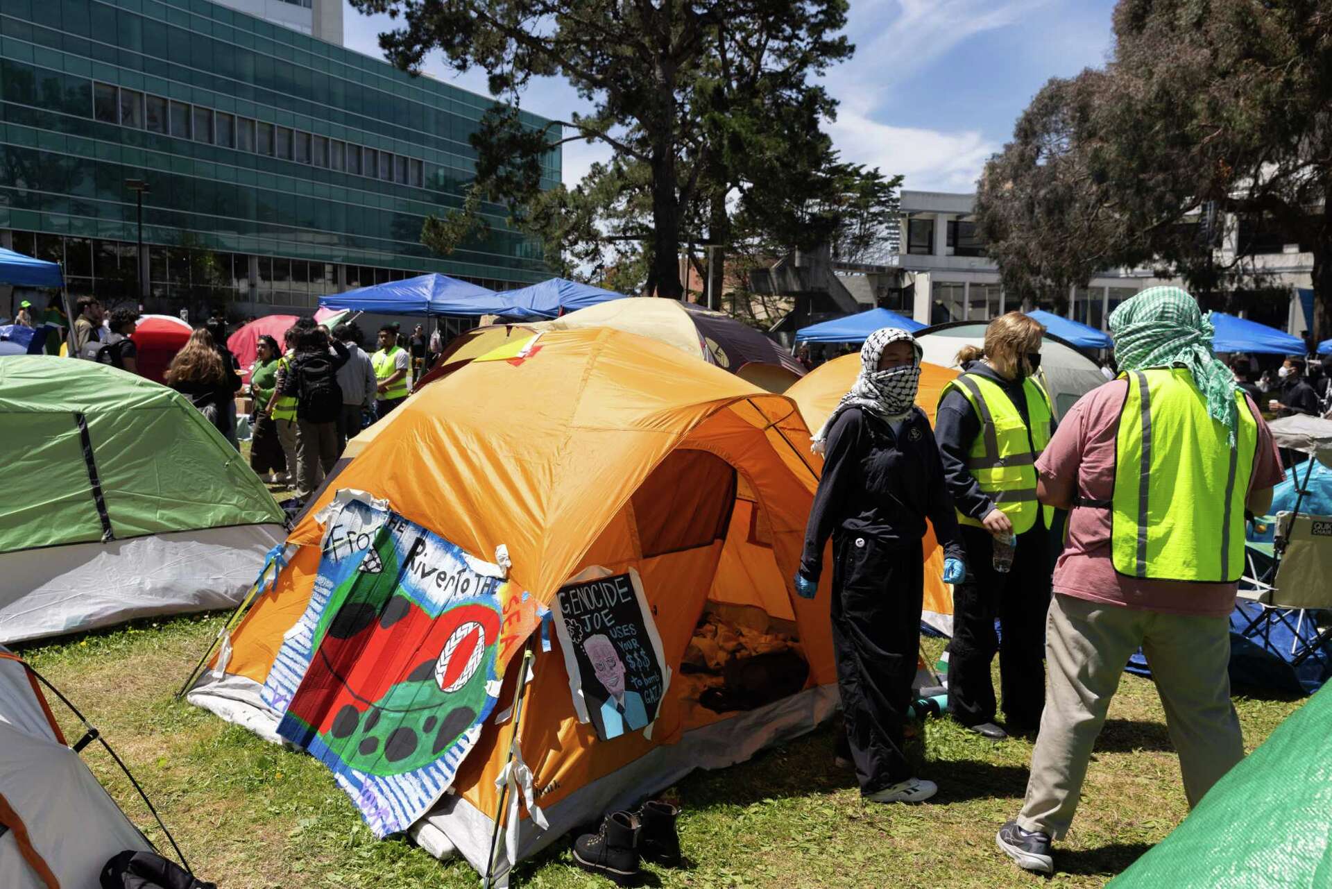 S.F. State president meets with Gaza student activists over demands