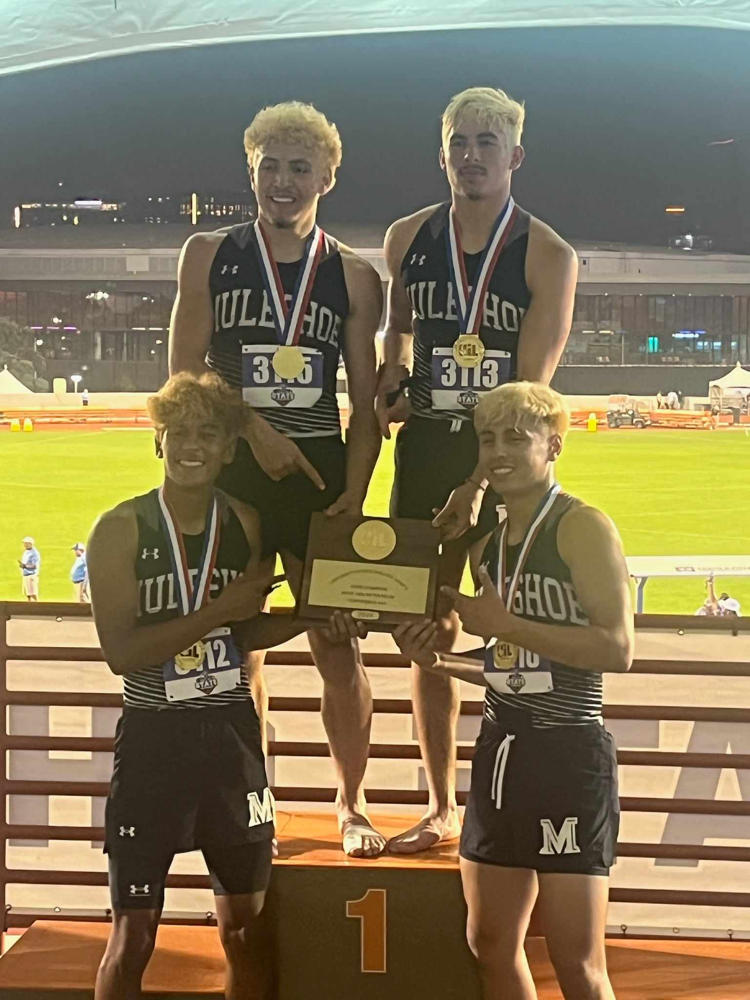 State Champions: Muleshoe's 4X400 Relay Team returns home with gold