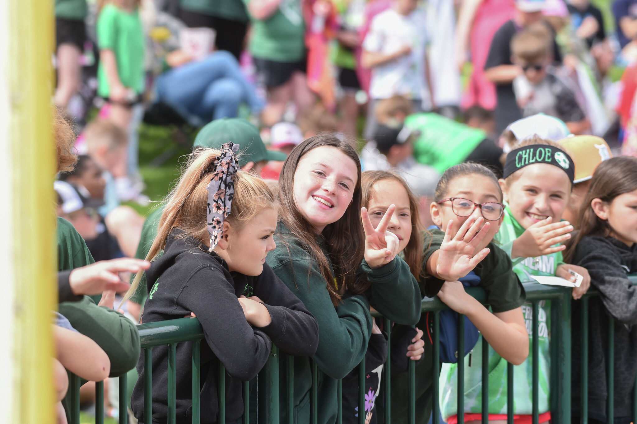 A few thousand students packed Dow Diamond on May 7, 2024