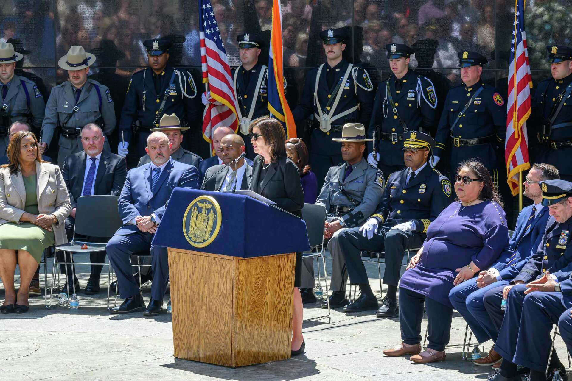 Photos: State ceremony in Albany honors 68 fallen police officers