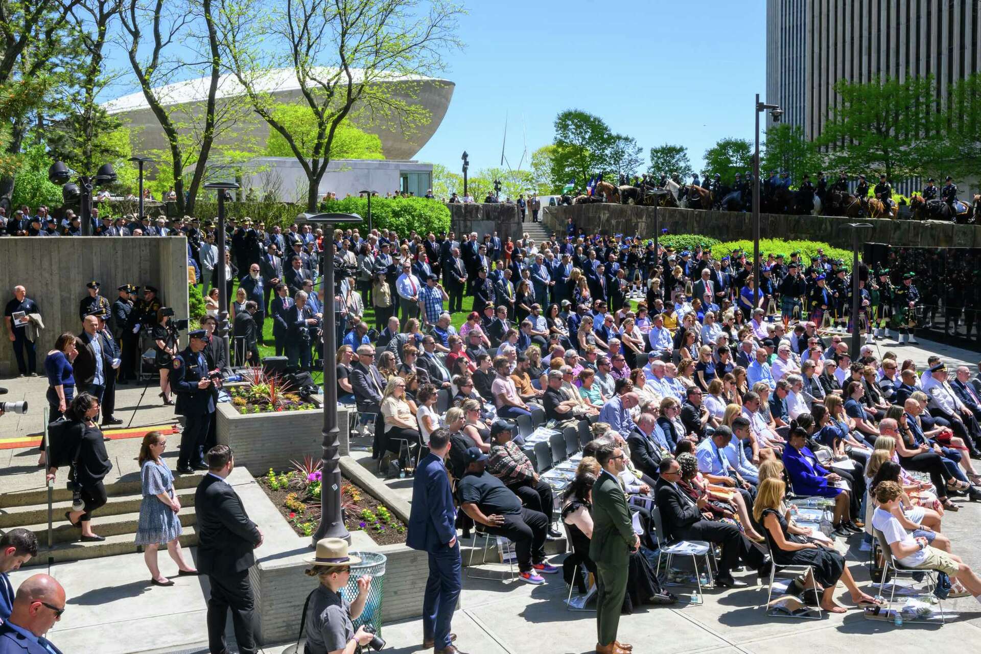 Photos: State ceremony in Albany honors 68 fallen police officers