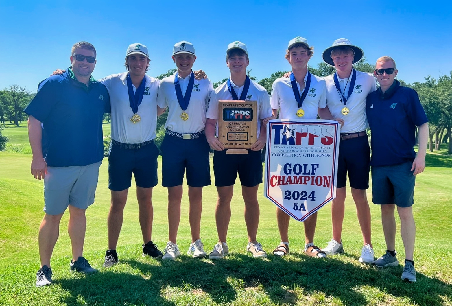 The Woodlands Christian boys win fourth straight TAPPS golf title